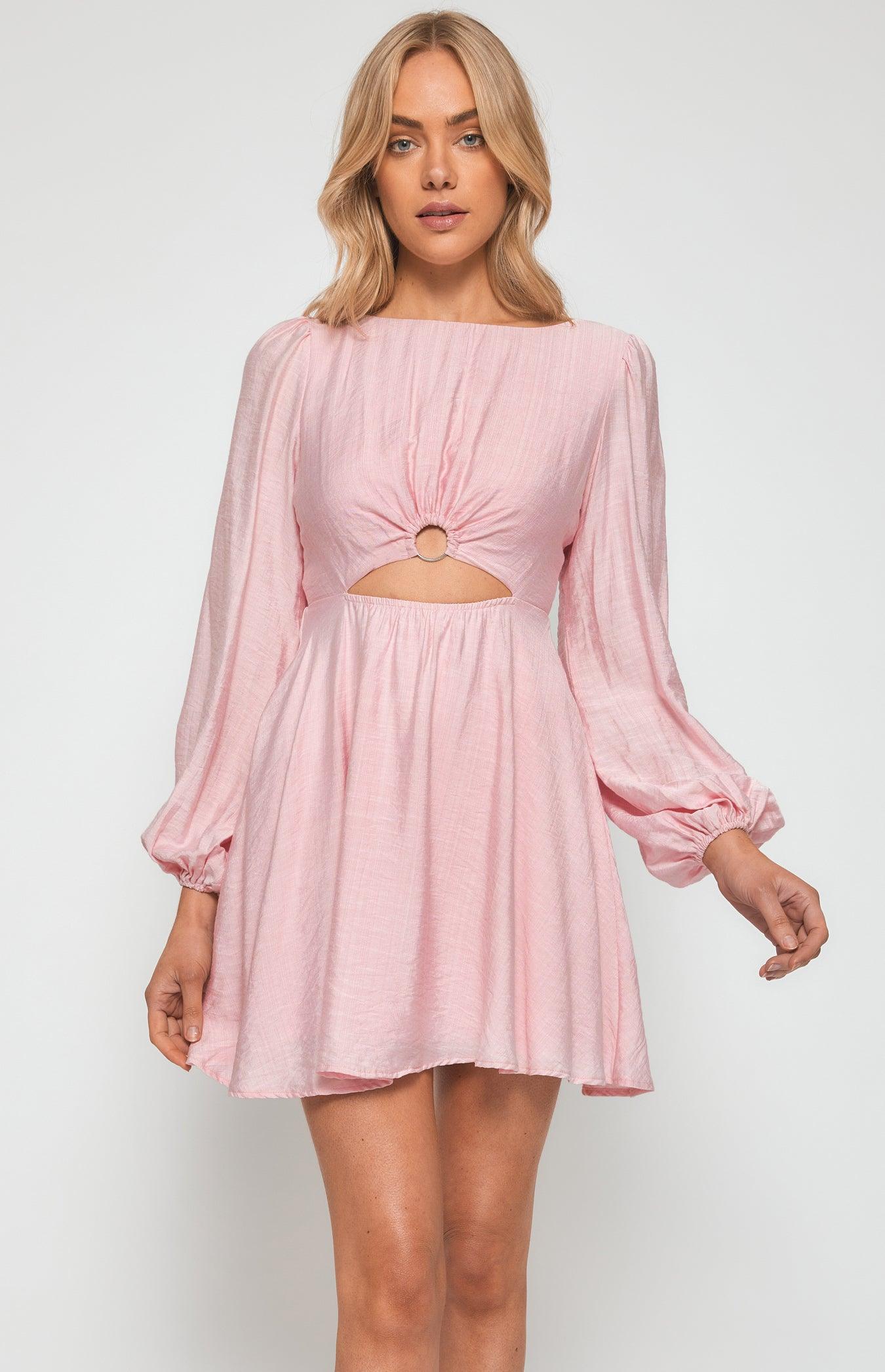 Jina Mini Dress - Pink – First Design